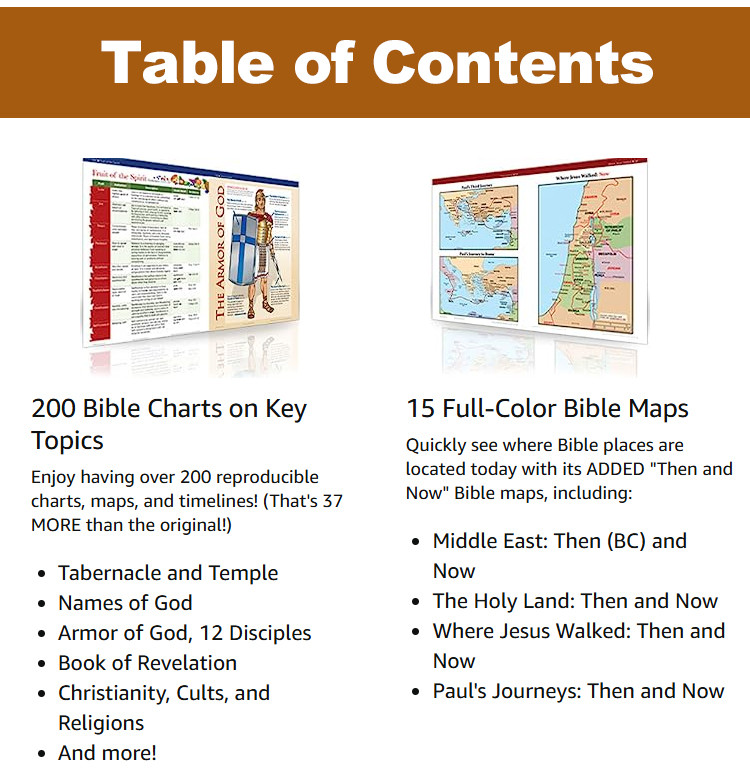 🔥BUY 1 FREE 2🔥[Location Guide] Bible Charts, Maps, And Timeline Books ...