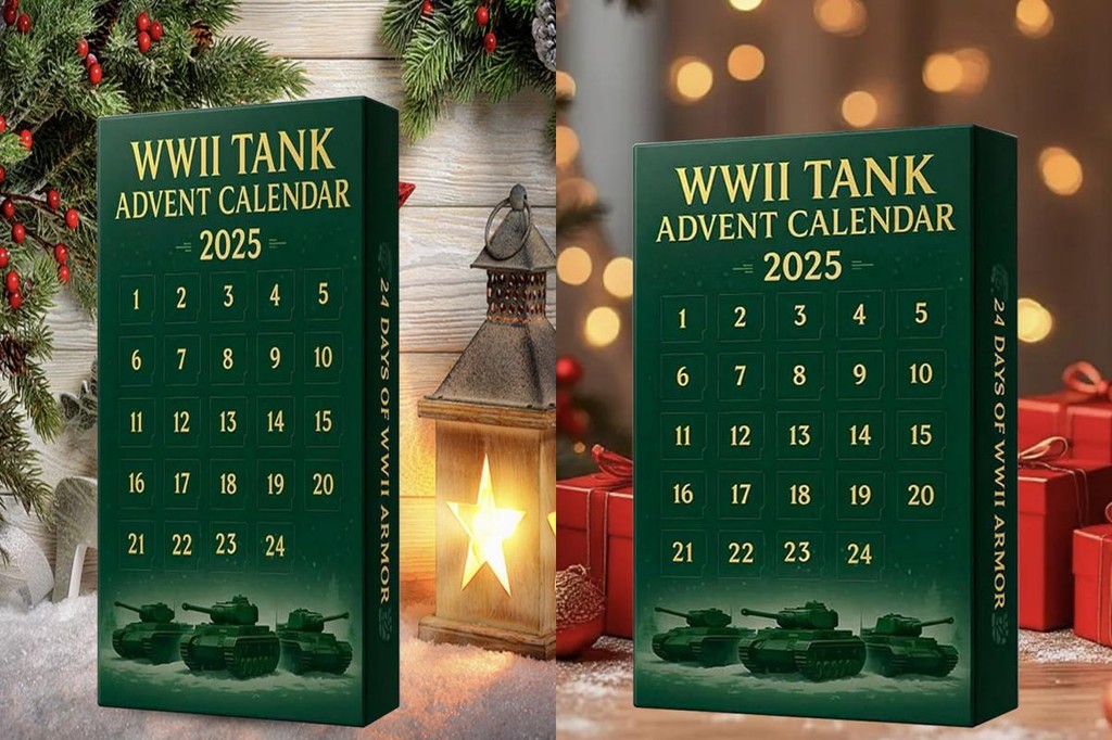 Sr| World War Ii Tank Advent Calendar Wwii Tank Miniature Collection ...