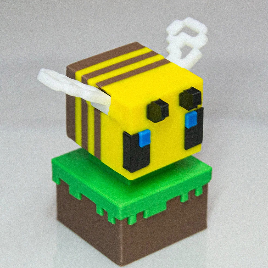 Minecraft Bee Keycaps Cute MX Switch 3D Mechanical Resin Keycaps ESC ...