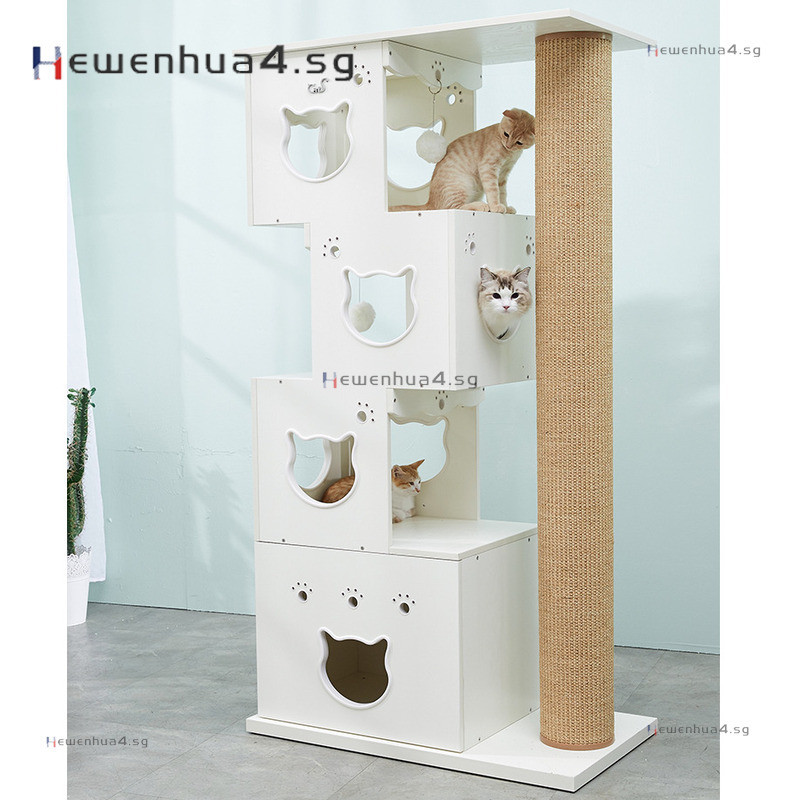 Climbing Cat Frame Extra Large Building Block Cat Climbing Frame Sisal ...