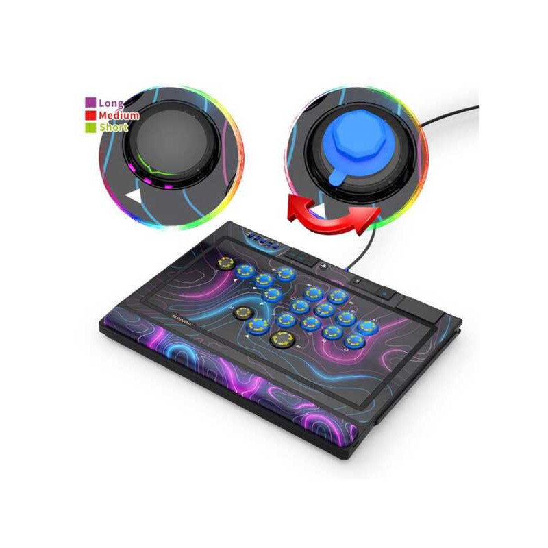 QA Boxer Blue S1 Full Button Arcade Joystick Cherry Axis Mechanical ...