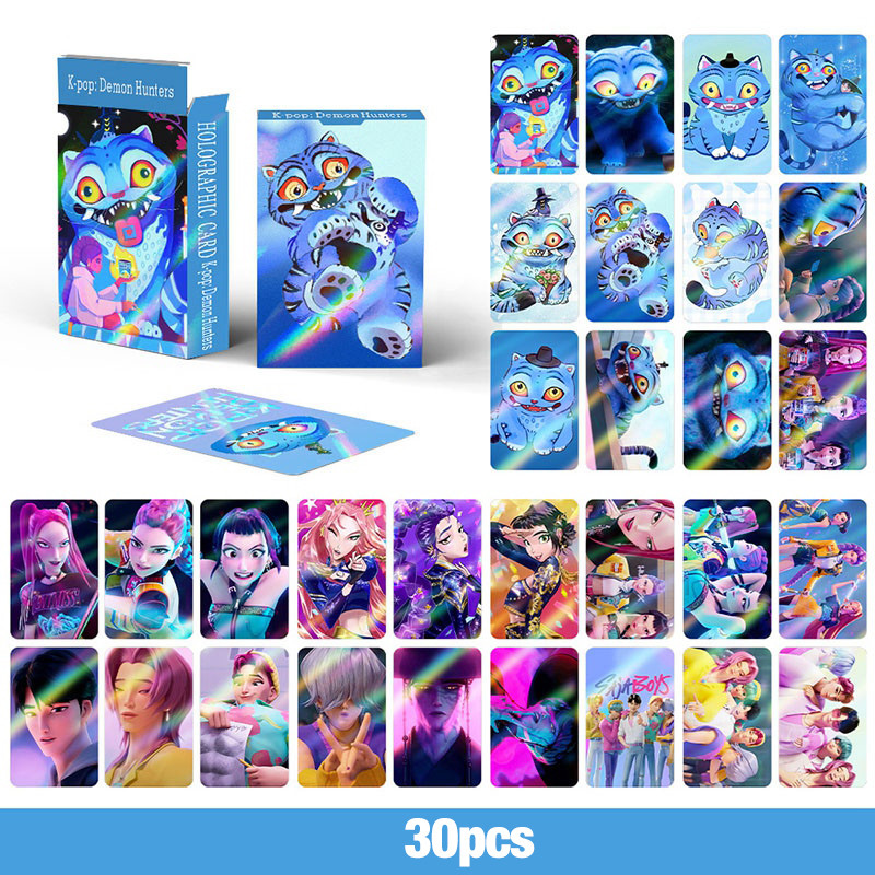 90/55/30pcs Saja Boys Lomo Card Kpop Demon Huntrix Girl Group Postcards Rumi Zoey Mira Derpy ...