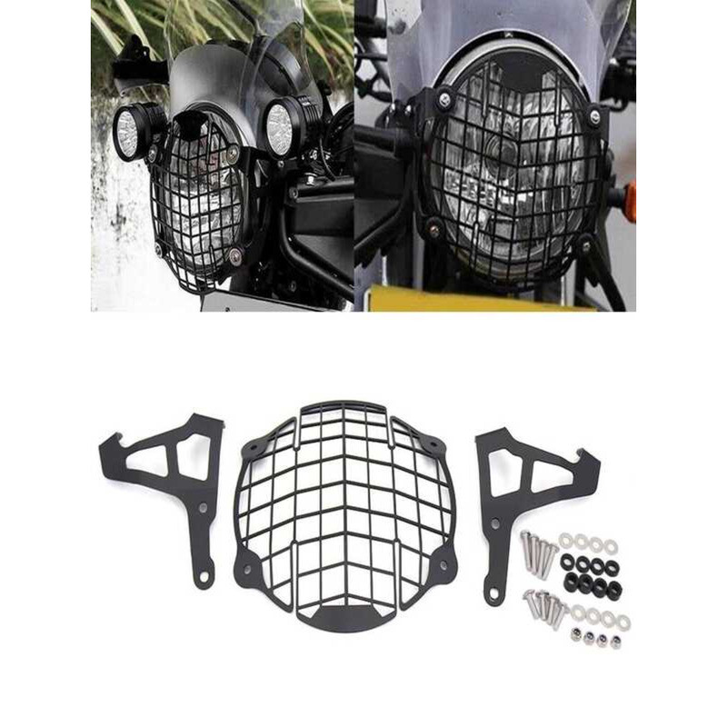 Suitable for Royal Enfield Motorcycle Headlight Headlight Metal Grille ...