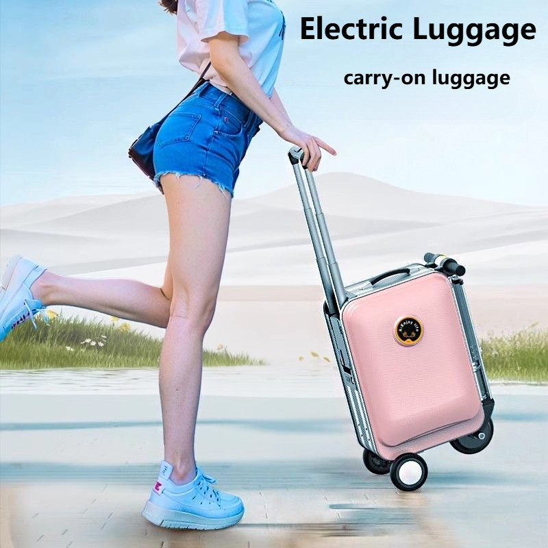 【1-2 Day Delivery】ectric Luggage Travel Boarding Box Retractable ...
