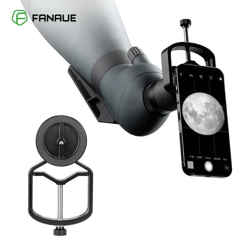 FANAUE Magnetic Universal Cell Phone Adapter Clip Mount Binocular ...