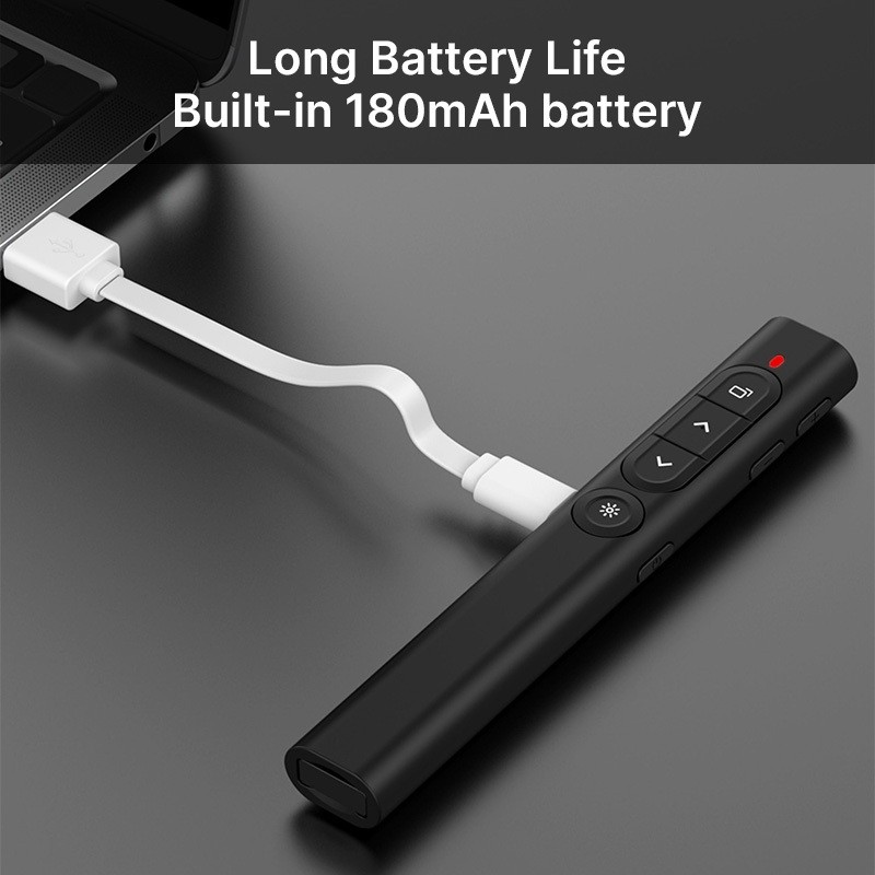 [SG]USB Presentation Clicker Wireless Rechargeable Remote for Office ...