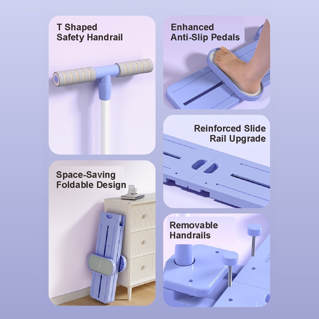 🇸🇬Koala Home🔥Premium Portable Ski Machine Pilates Board Home Leg ...