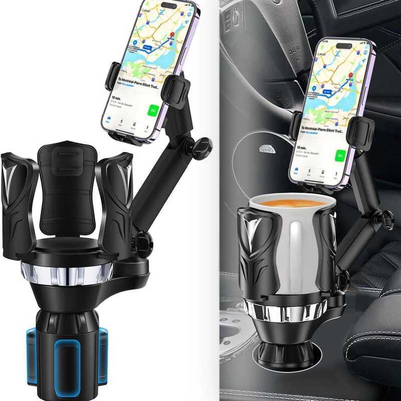 Upgraded extender extra large body car water cup position mobile phone ...