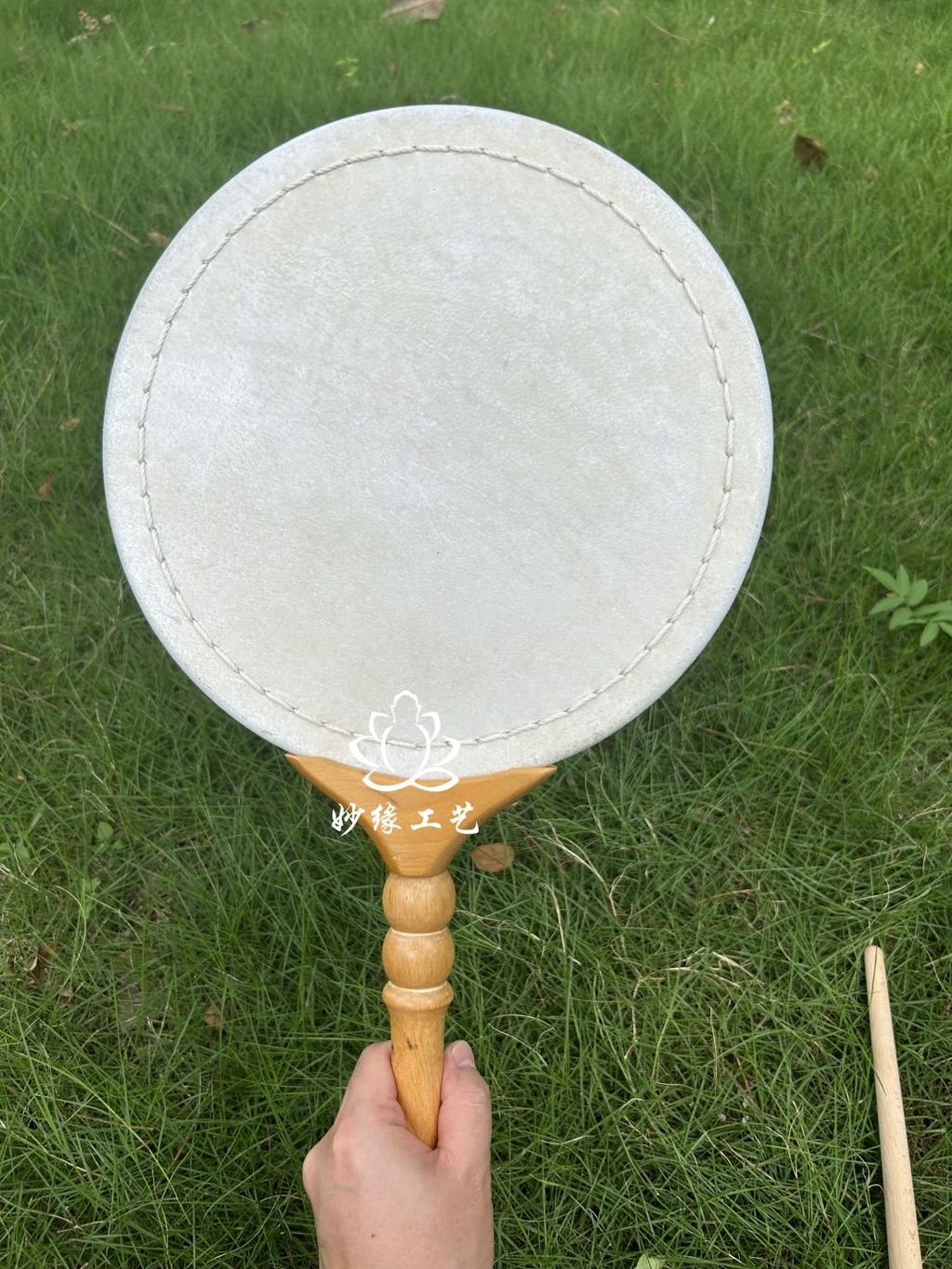 Taiwan Imported Cowhide Fan Drum Temple Magic Tools Buddhist Supplies ...