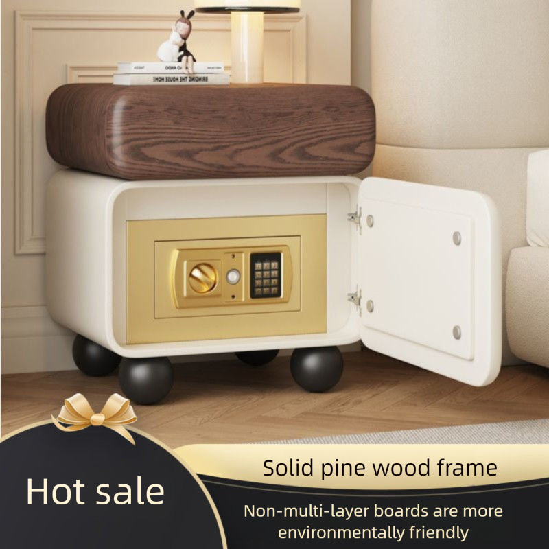 Smart bedside table safe integrated simple modern multi-functional ...