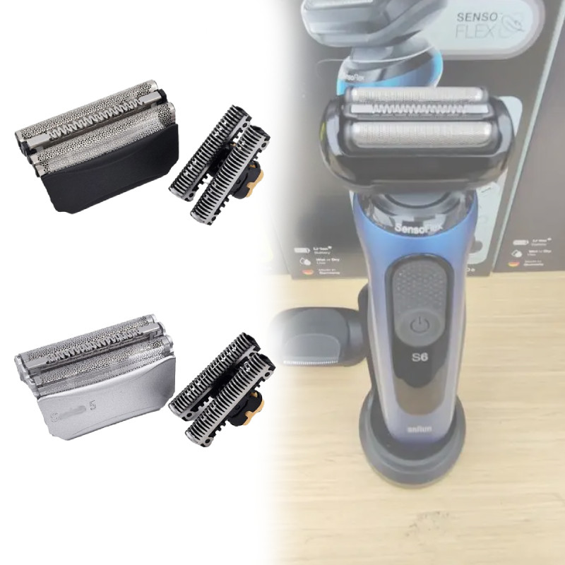 5 Series Braun Razor Part For Wf2s 5760 530 550 With Abs And Stainless ...