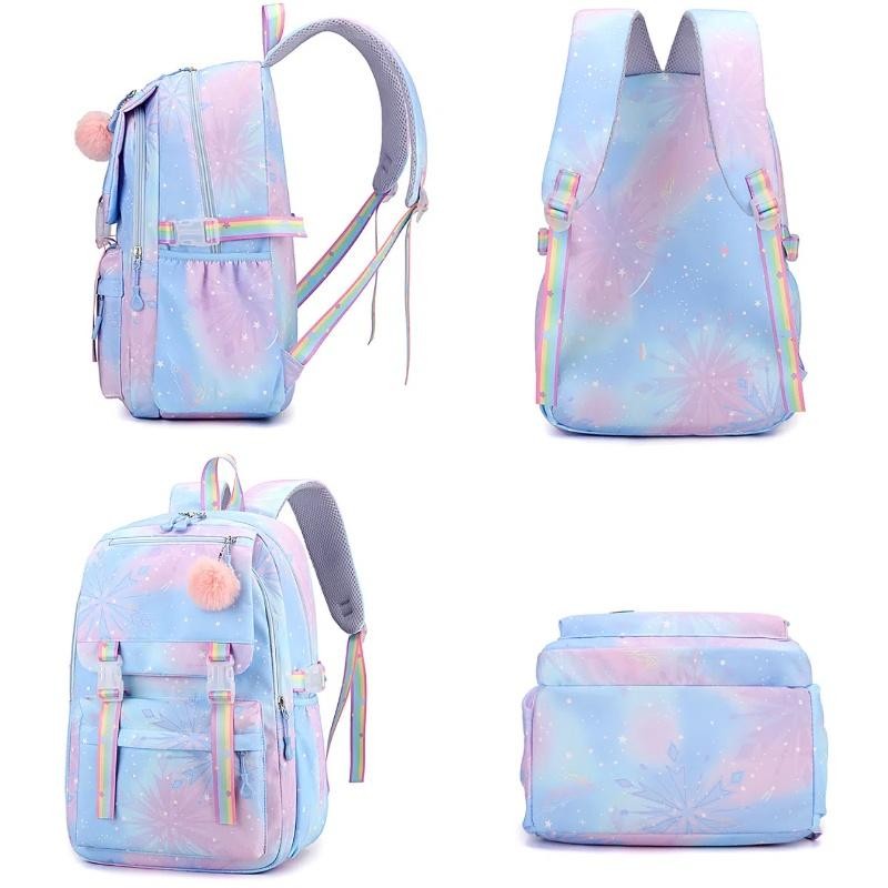 New KPop Demon Hunters Starry Sky Backpack SAJA BOYS Cartoon Printed ...