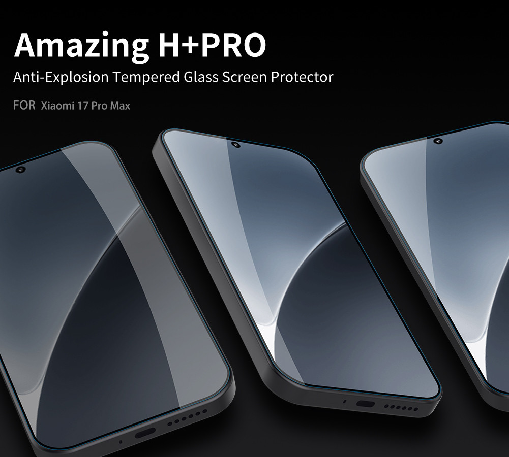 NILLKIN Tempered Glass For Xiaomi 17 Ultra/17 17 Pro Max/17 Pro Anti ...