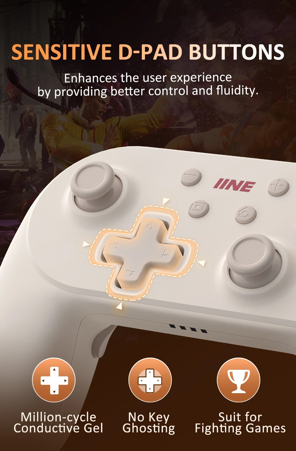 IINE Athena Wireless Controller for Nintendo Switch & Switch 2 /OLED ...
