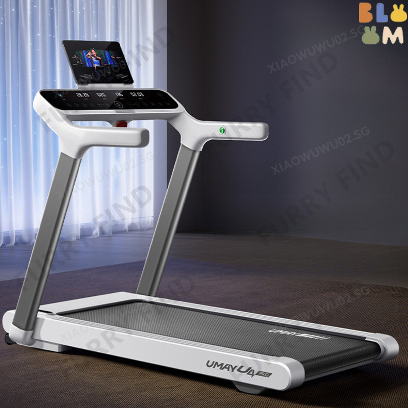 Treadmill Adjustable Slope Home Gym Foldable Smart Walking Machine ...
