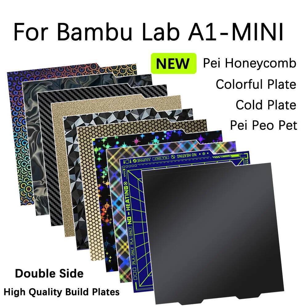 TA Upgrade For Bambu Lab A1 Mini Build Plate High Temp & Cold Plate ...
