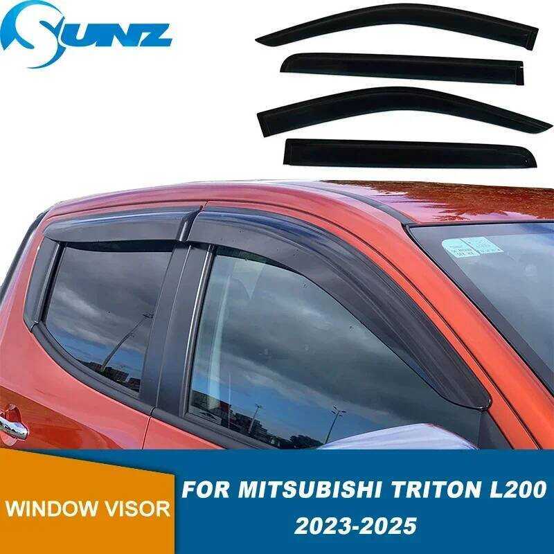 Side Visor For Mitsubishi Triton L200 Strada 2023 2024 2025 ...
