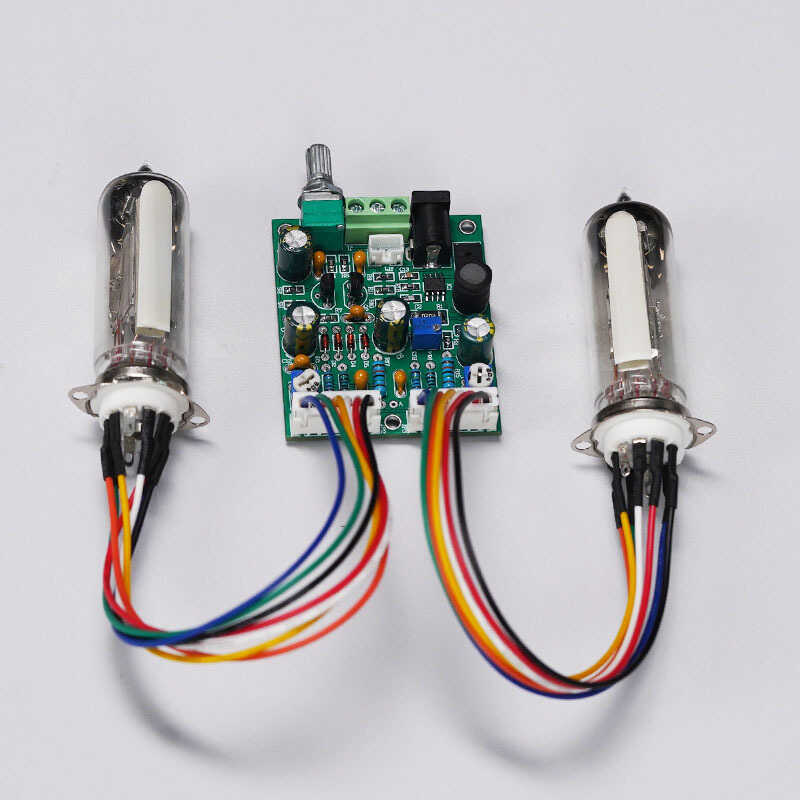 6E2 Cat's Eye Tube Dual Channel Music Rhythm Fluorescent Indicator ...