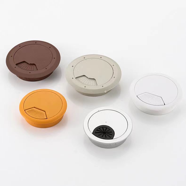 Computer Desktop Desk Hole Threading Hole Cover Book Desktop Threading ...