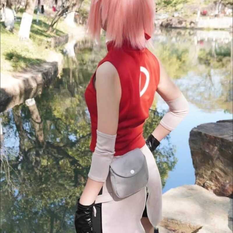 Naruto Sakura Haruno Sakura cos costume Full Set Comic Show cosplay ...