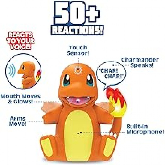 Pokémon Electronic & Interactive My Partner Charmander - Reacts to ...