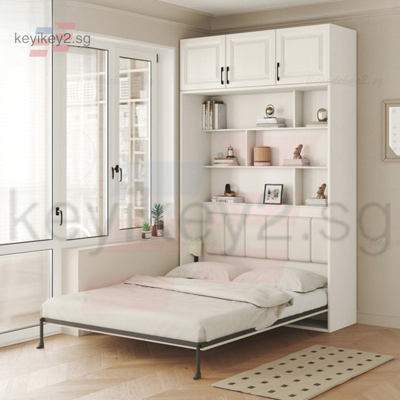Wall Invisible Bed Bed Wardrobe Foldable Murphy Bed Integrated ...