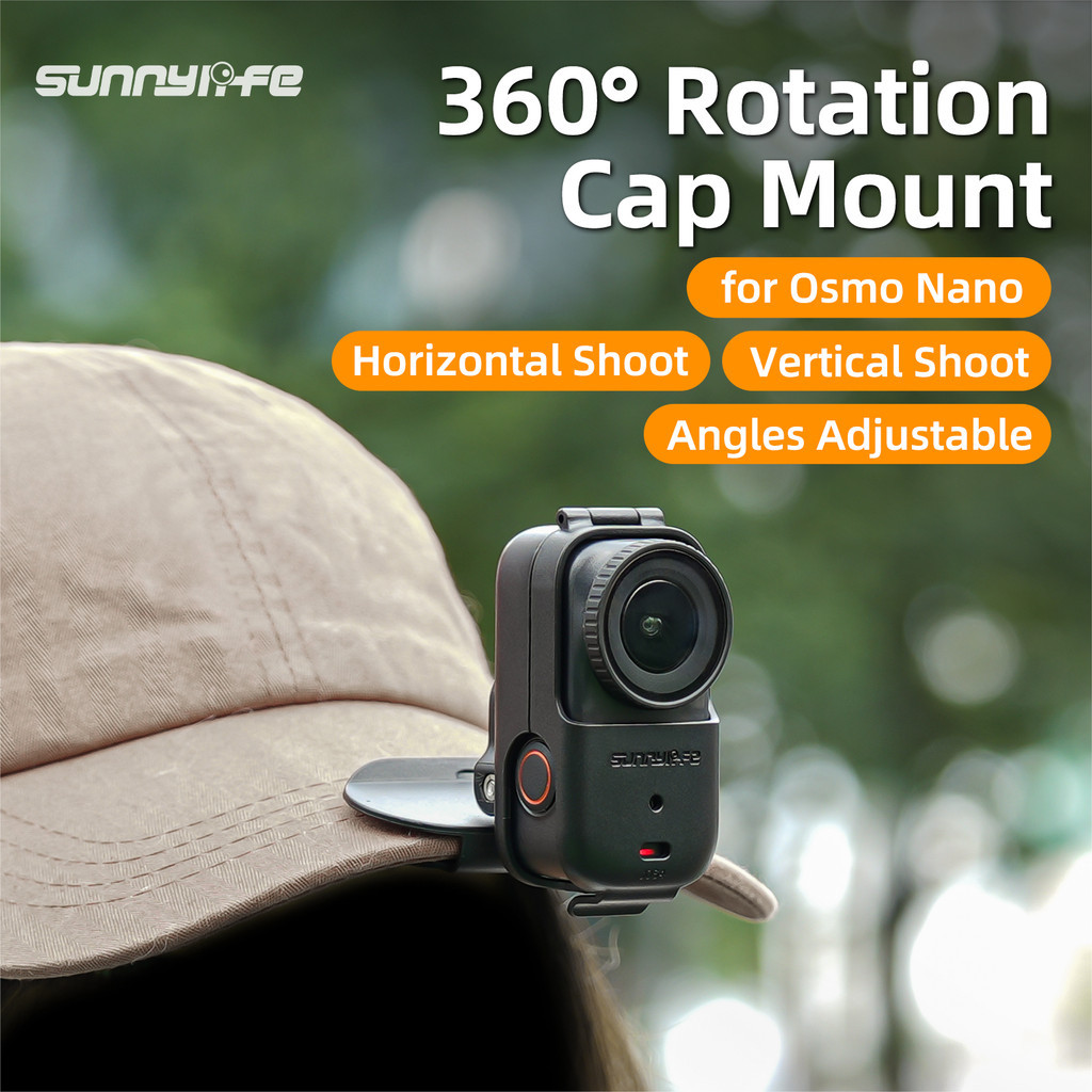 Suitable for DJI Osmo Nano Outdoor Brim Clip Adjustable Horizontal ...