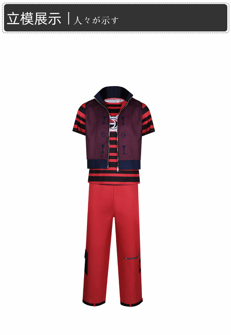 Zombies 4 Dawn Of The Vampires Victor Cos Clothes Punk Anime Role ...