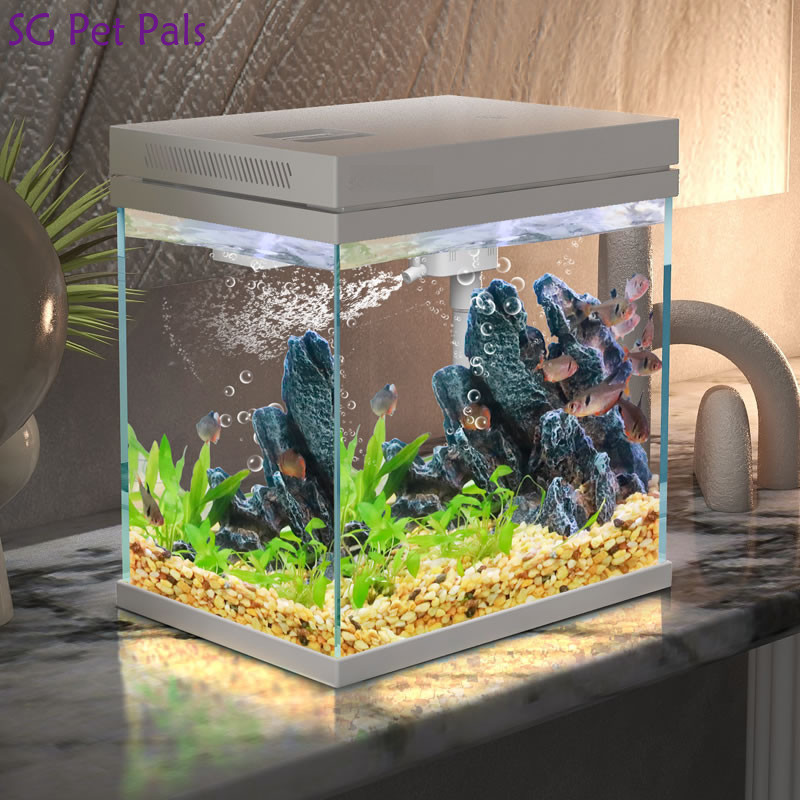 SG Pet Pals Fish Tank Self Circulating Living Room Aquarium Integrated ...