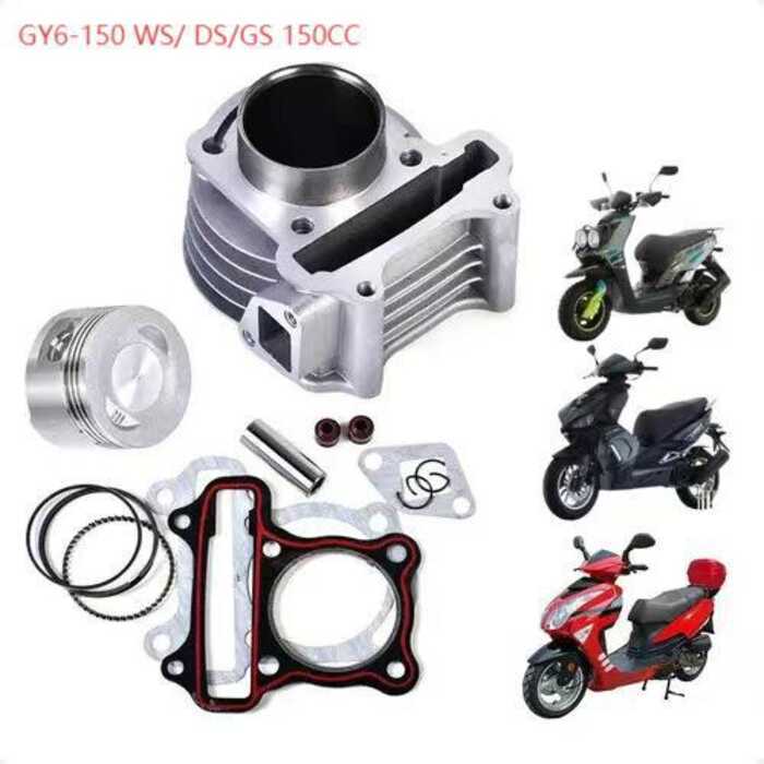 Motorcycle Cylinder Kit Suitable for GY6-150 WS/DS/GS 150CC Cylinder ...