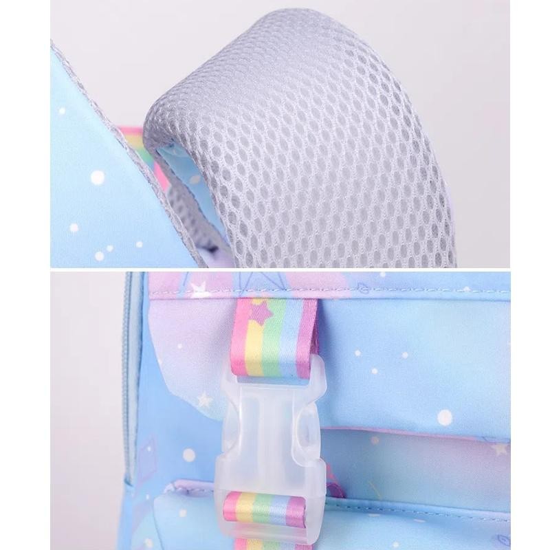 New KPop Demon Hunters Starry Sky Backpack SAJA BOYS Cartoon Printed ...