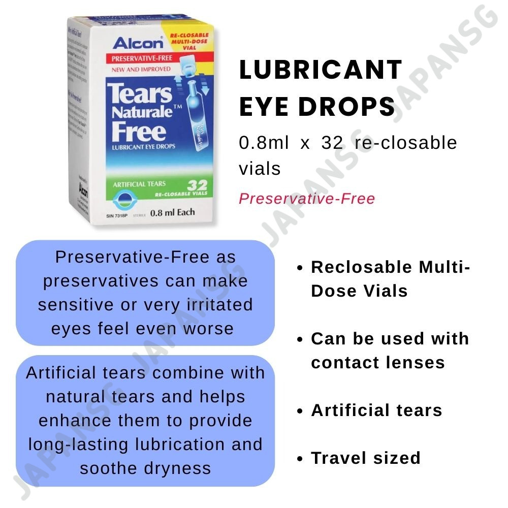 Alcon Tears Naturale II 15ml / Preservative Free 32x0.8ml Unit dose ...