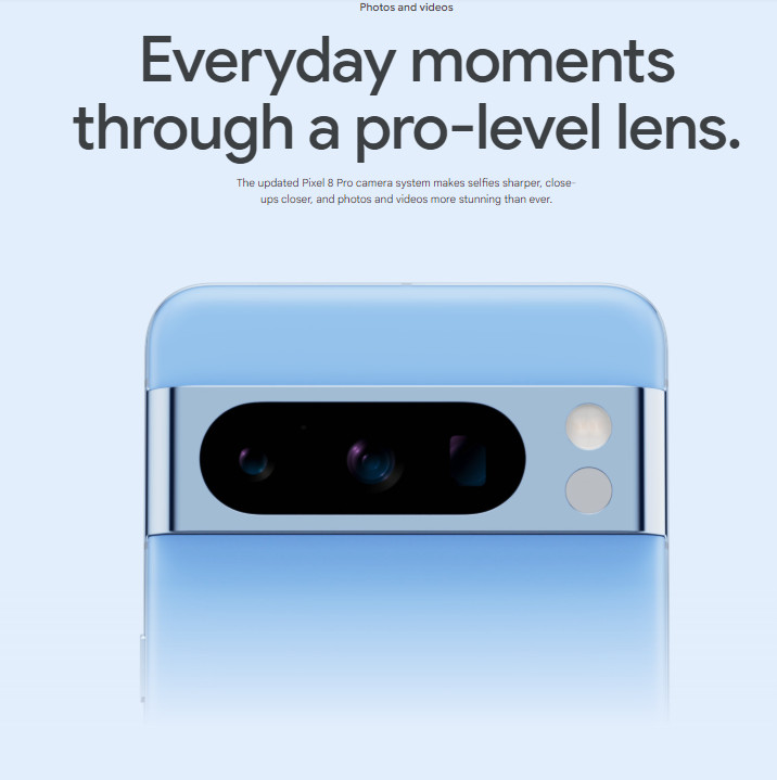 Google pixel 8 pro / Pixel 8 Phone Obsidian Bay 512GB 256GB 128GB ...