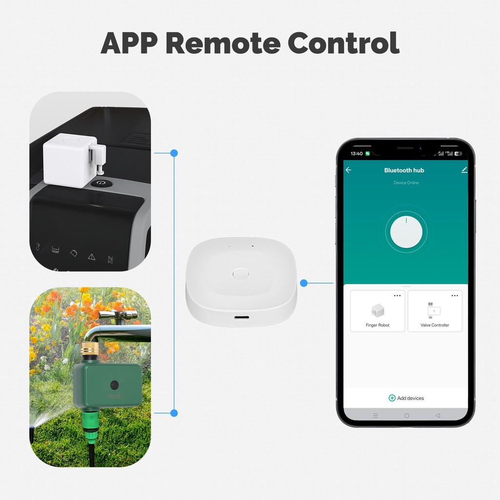 MOES Tuya Bluetooth Gateway Hub Home Automation Bridge Works with Alexa ...