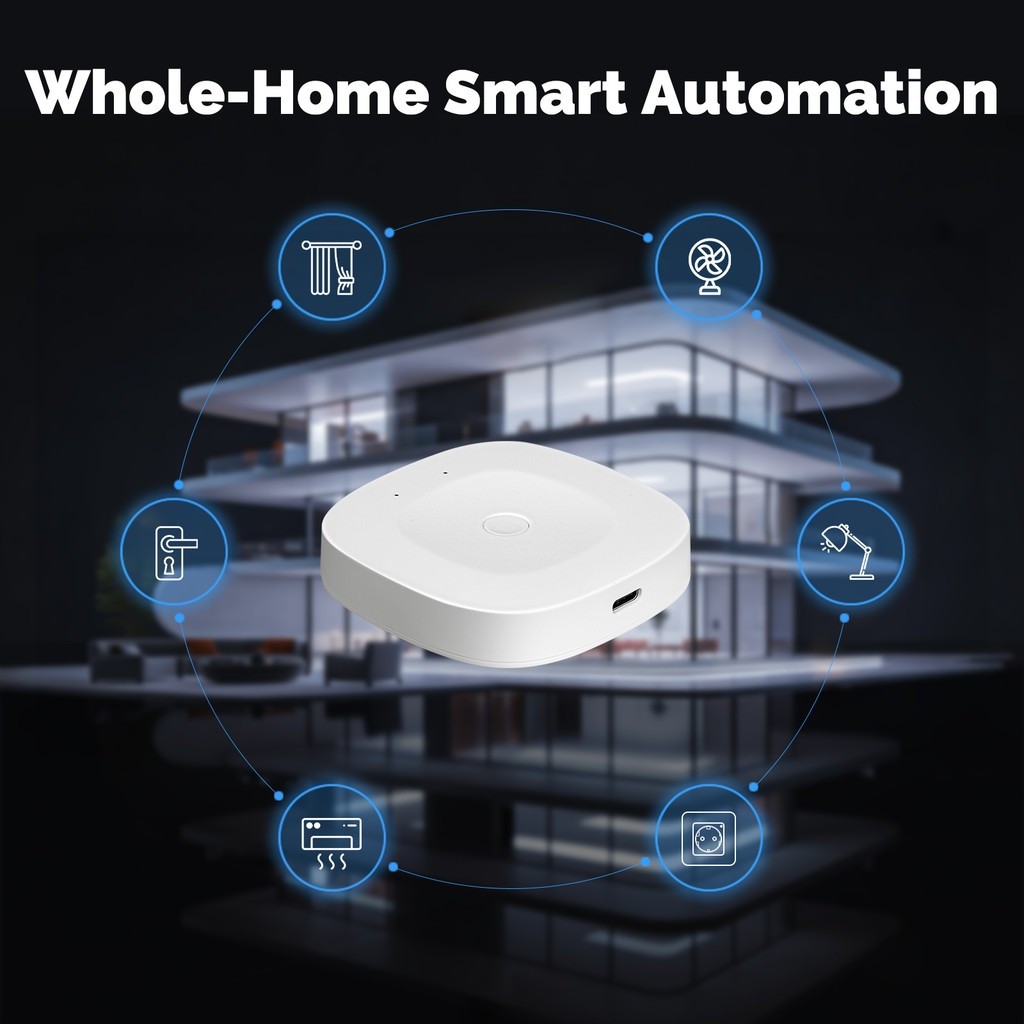 MOES Tuya Bluetooth Gateway Hub Home Automation Bridge Works with Alexa ...
