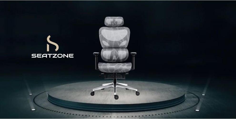 MR ING E1 Ergonomic Reclining Office Chair with Footrest Mesh Nap Chair ...