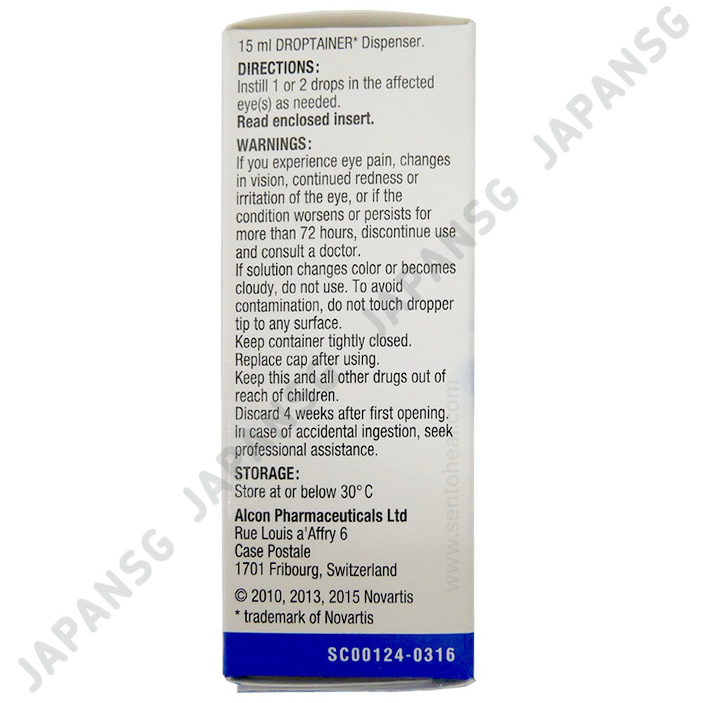 Alcon Tears Naturale II 15ml / Preservative Free 32x0.8ml Unit dose ...