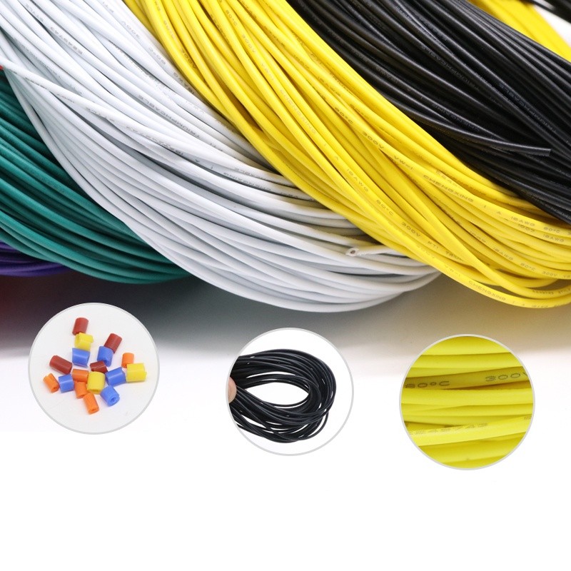 10 Meters UL 1007 Electronic Wire 30AWG 28 AWG 26 AWG 24AWG 22AWG ...