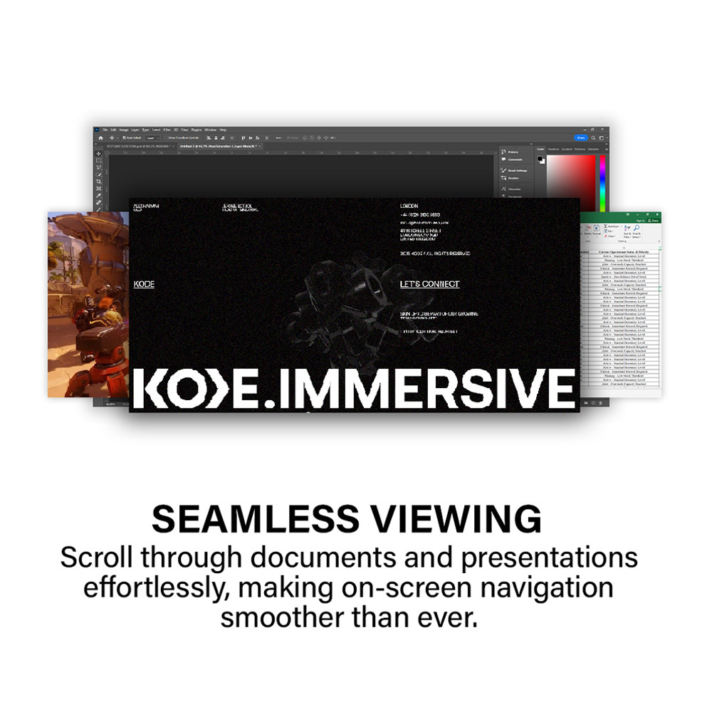 Armaggeddon 27'' 2K IPS WQHD Productivity Monitor Frameless with ...