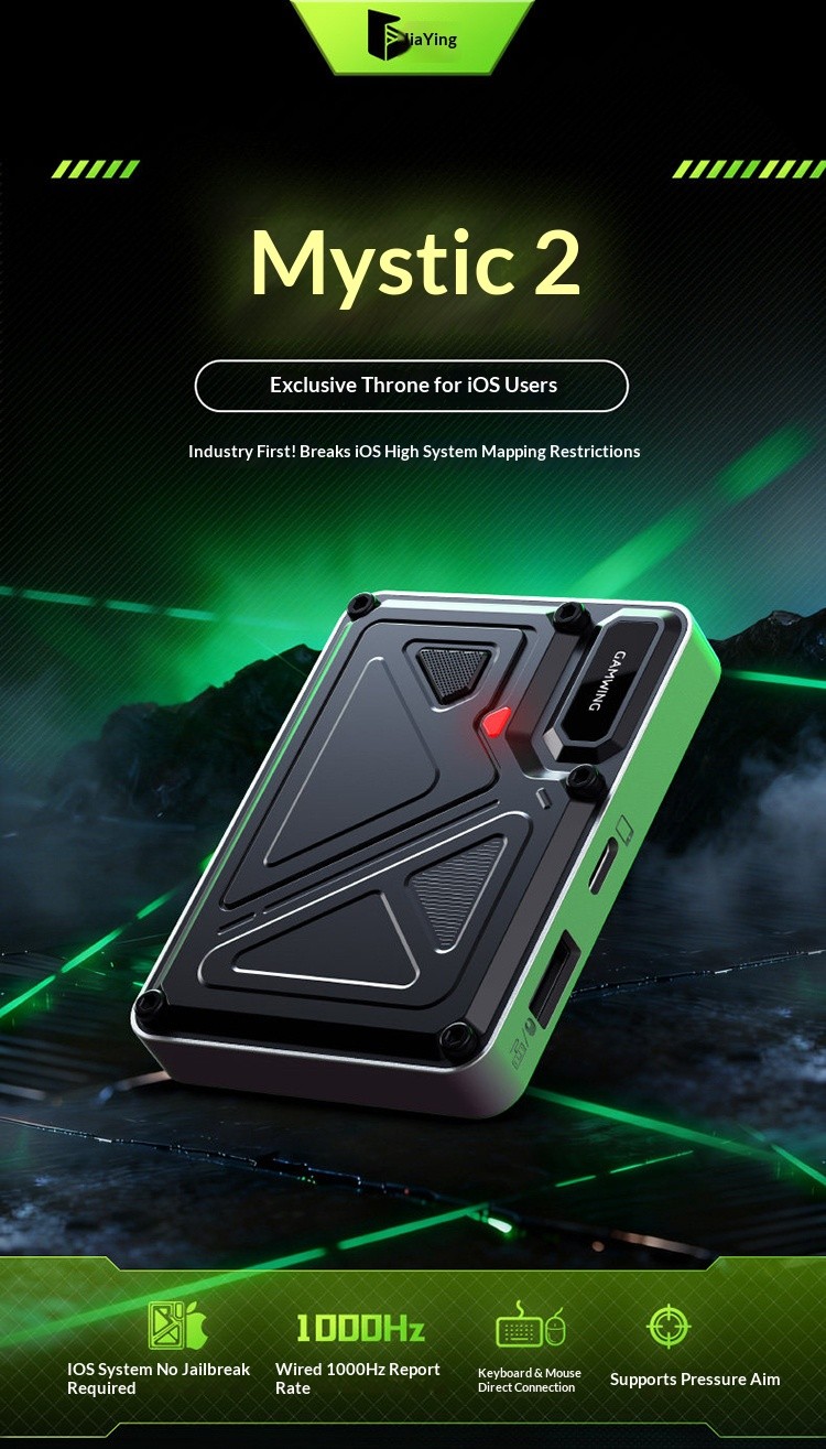 Gamwing XuanJi2 Mystic2 Mobile Game Converter 2000Hz Keyboard & Mouse ...