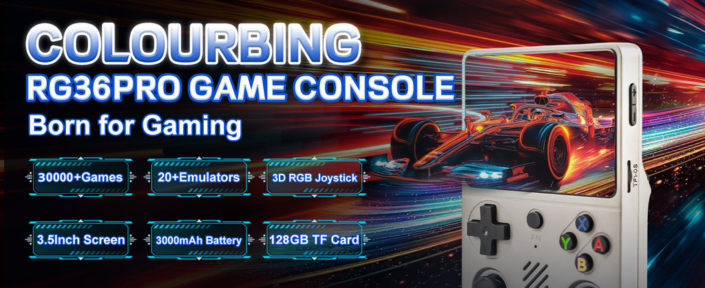 RG36Pro R36S Retro Game Console PSP Handheld Linux System 3.5-Inch IPS ...