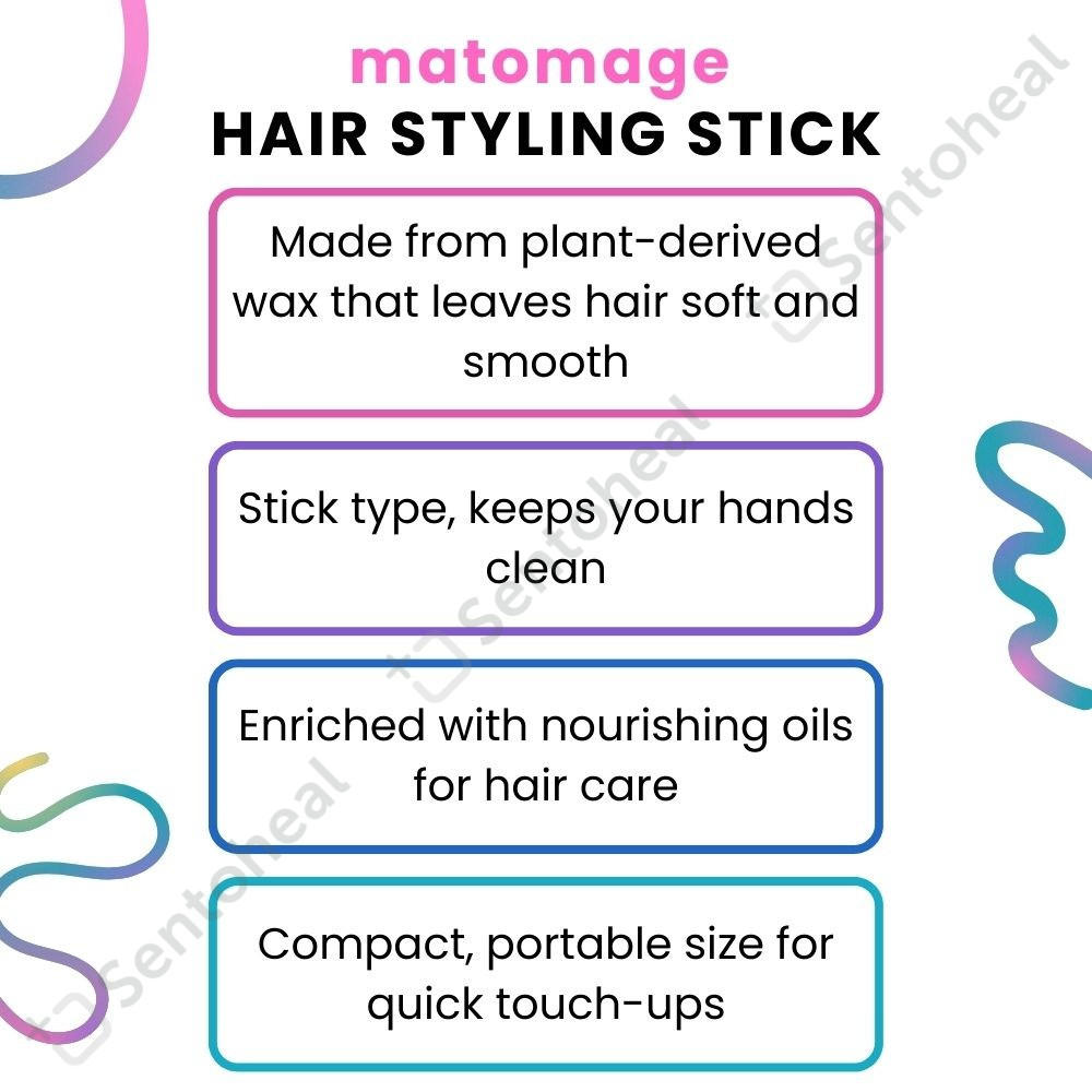 Utena Matomage Hair Styling Stick 13g - Regular/ Strong Hold/ Floral ...