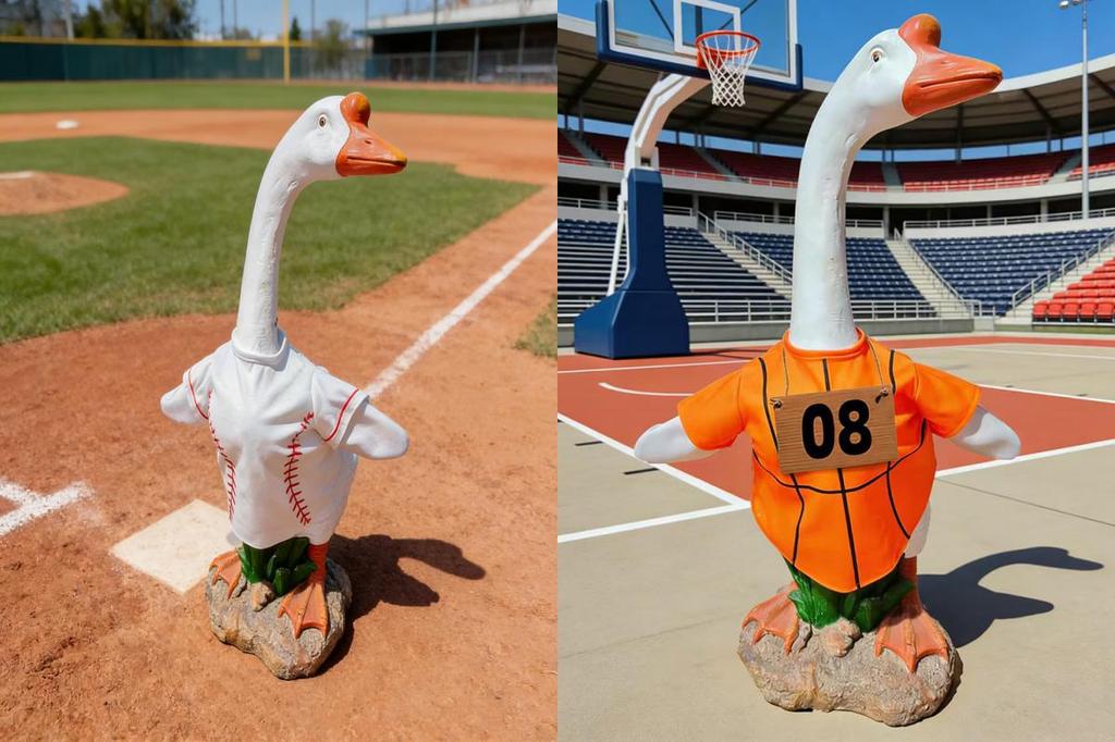 {uStuttg} Sports Season Goose Decor Sports Ball Goose Costume for 23 ...