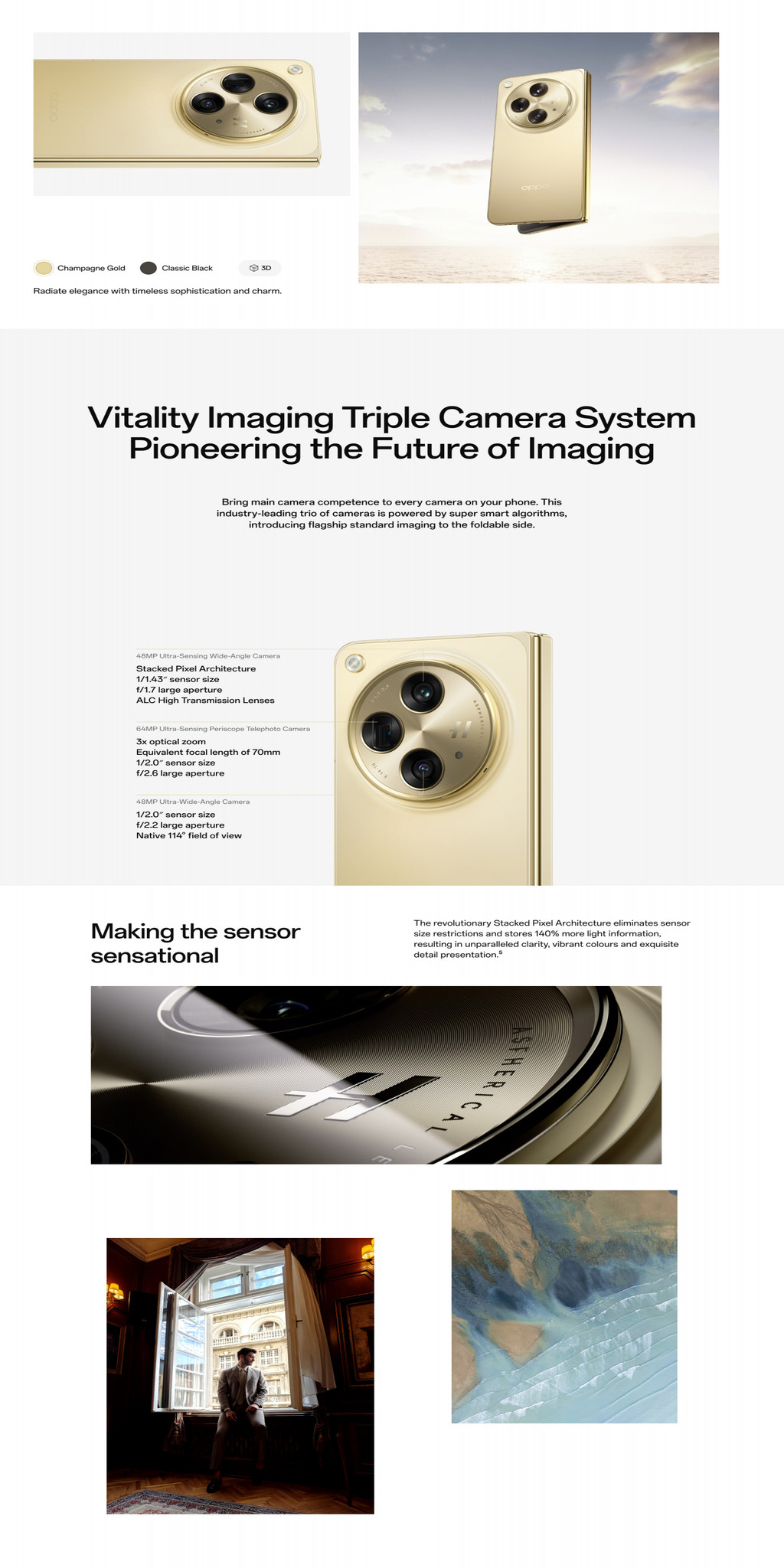 OPPO Find N3 5G 28(16+12GB) + 512GB / Generative AI / Snapdragon 8 Gen ...