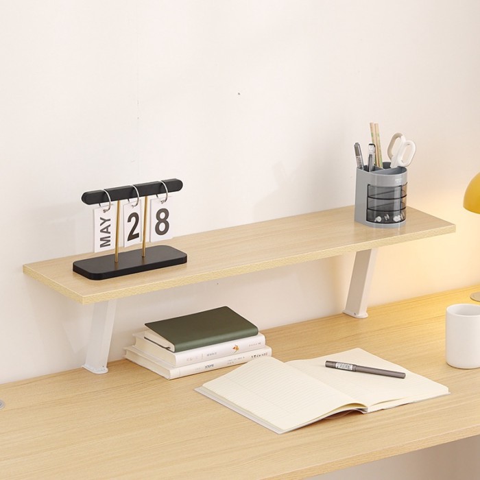 Student Study Desk Bookshelf Desktop Desk Storage Rack Heightened ...