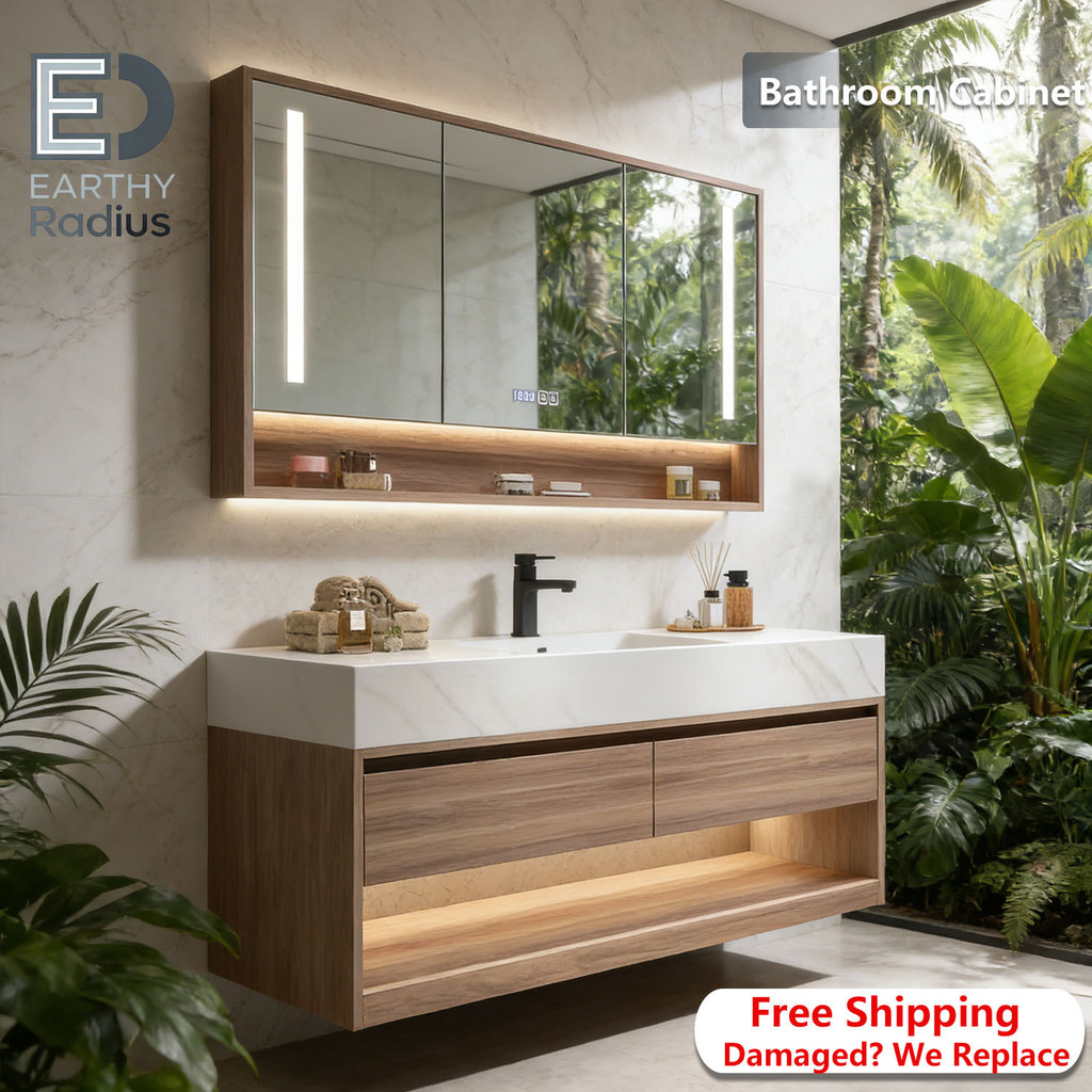 Quartz Bathroom Vanity Set with Ceramic Sink, Modern Simple Toilet ...