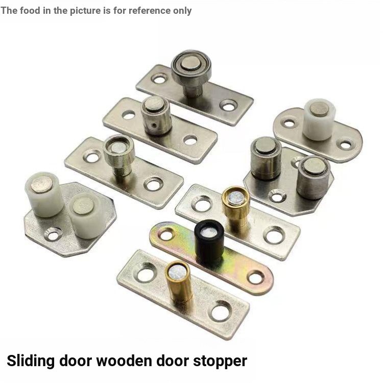 Folding Sliding Door Locator Wooden Lower Guide Wheel Pulley Stopper ...