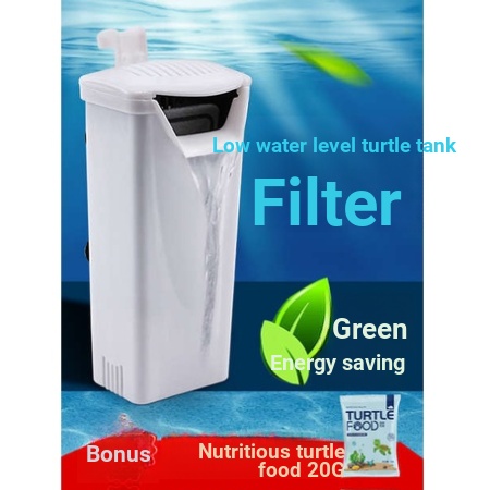 Low Water Level Filter Fish Tank Waterfall Type Small Turtle Drip Box ...