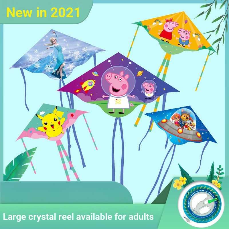 [Cartoon Kite] Kite Children Easy Fly High-End Adult Line Wheel with ...