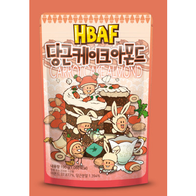HBAF [NEW FLAVOR] KOREA ALMONDS ALL SIZE Honey Butter Almond Wasabi Laver Caramel pretzel Hot ...